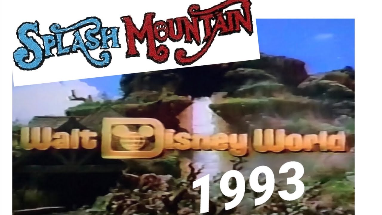 SPLASH MOUNTAIN 1993 MAGIC KINGDOM TV Commercial WALT DISNEY WORLD ...