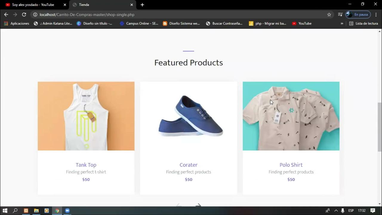 Sistema de Tienda Online Gratis php y mysql - YouTube