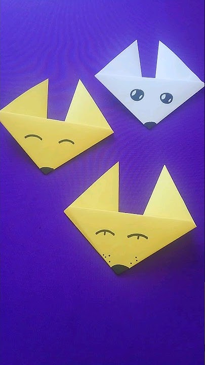 Оригами животные лиса / Как сделать лису из бумаги своими руками / How ...