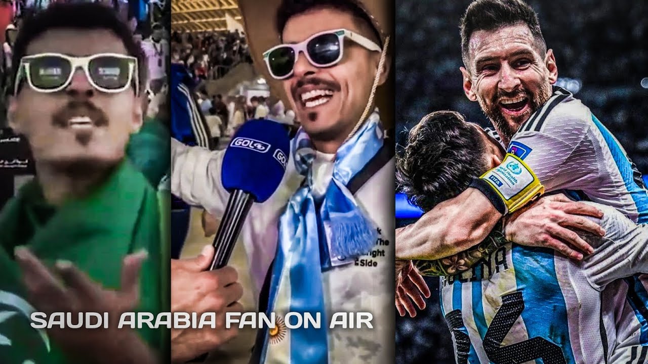 Saudi Arabia Fan On Air👍😂 - YouTube