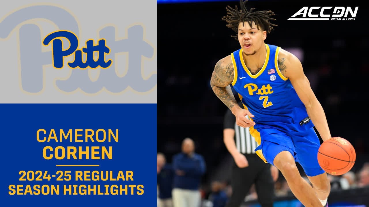 Cameron Corhen 2024-25 Regular Season Highlights | Pitt Forward - YouTube