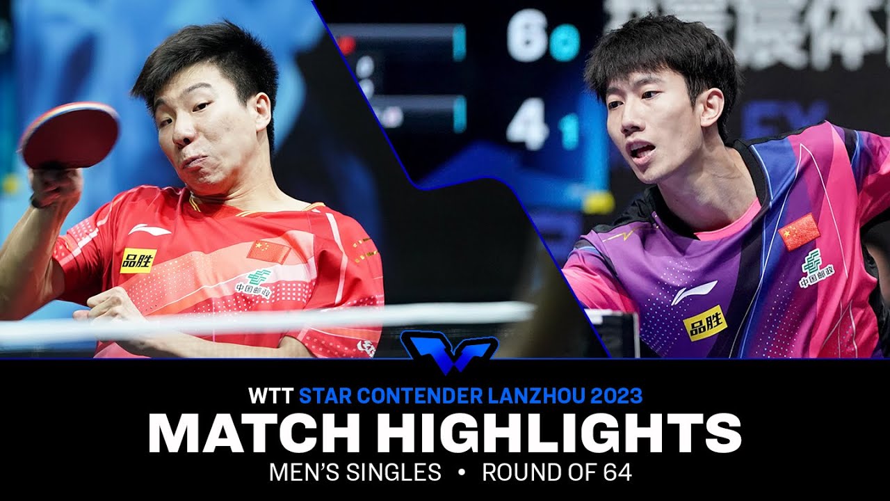 Xu Yingbin vs Liang Yanning | MS R64 | WTT Star Contender Lanzhou 2023 ...