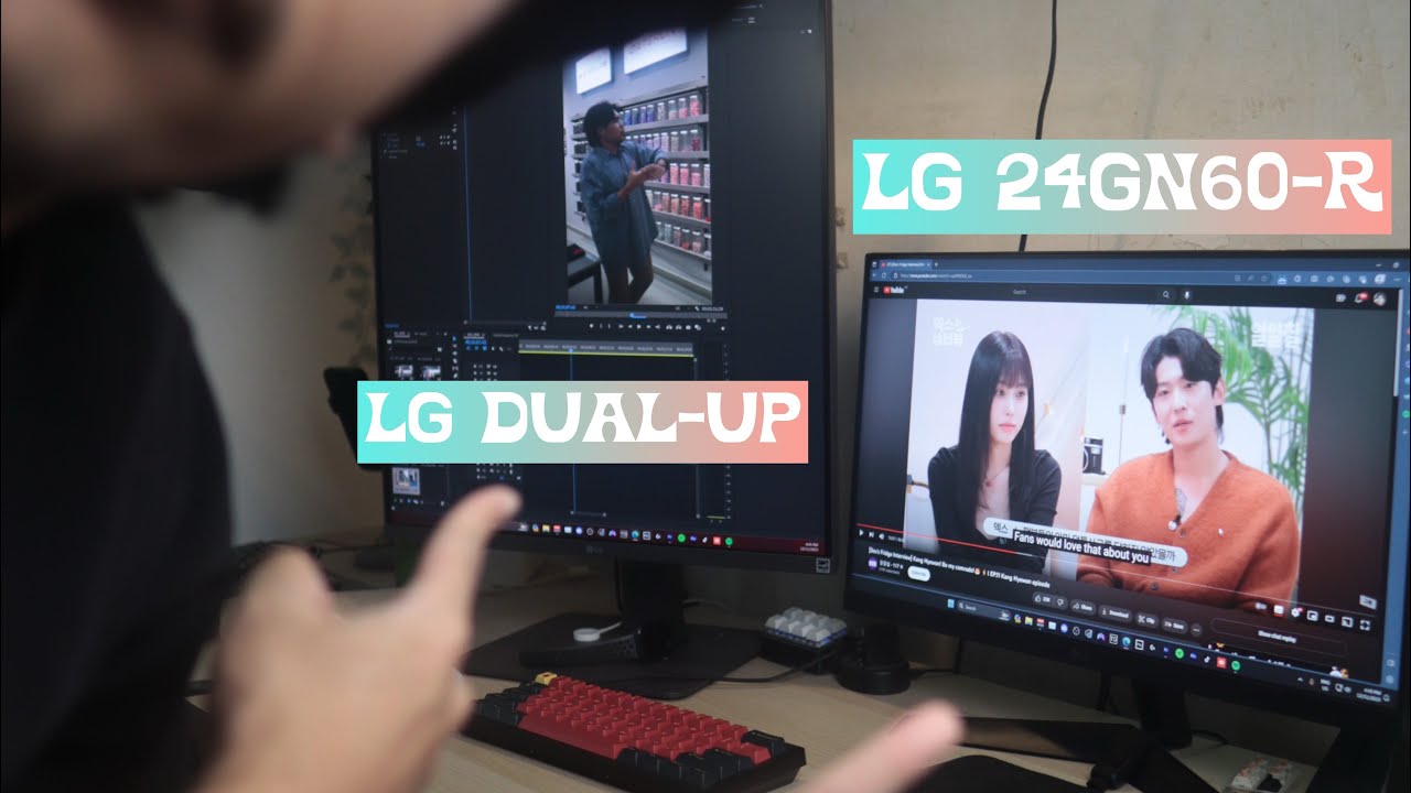 Unbox LG Monitors ! - LG DUAL UP & LG 24GN60-R - YouTube