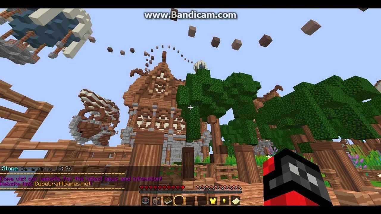 Minecraft: Vortex jump on cubecraft first try! - YouTube