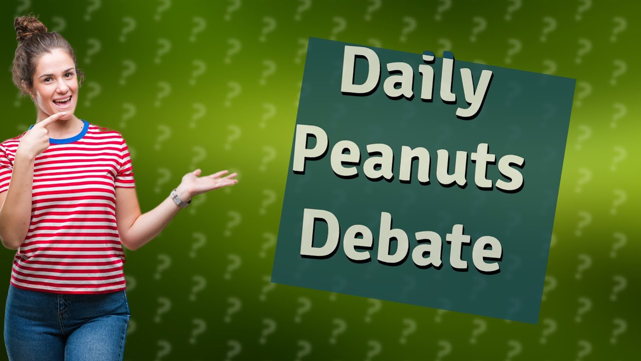 Is it good to eat peanut everyday? - YouTube