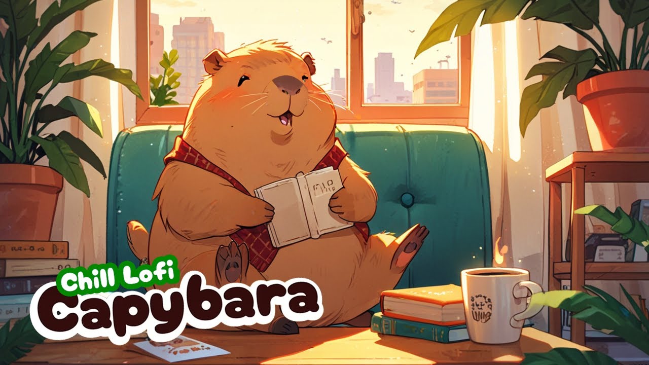 Are You a Chill Capybara? Relax with Lofi Beats🎧 Capybara So Cute🎀 Cute ...