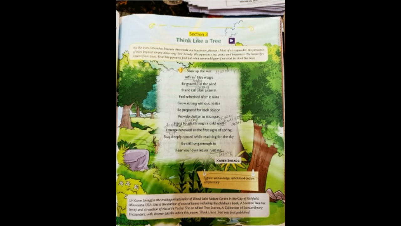 New Broadway | 7th std | Poem Think like a tree | Kirti P@til - YouTube