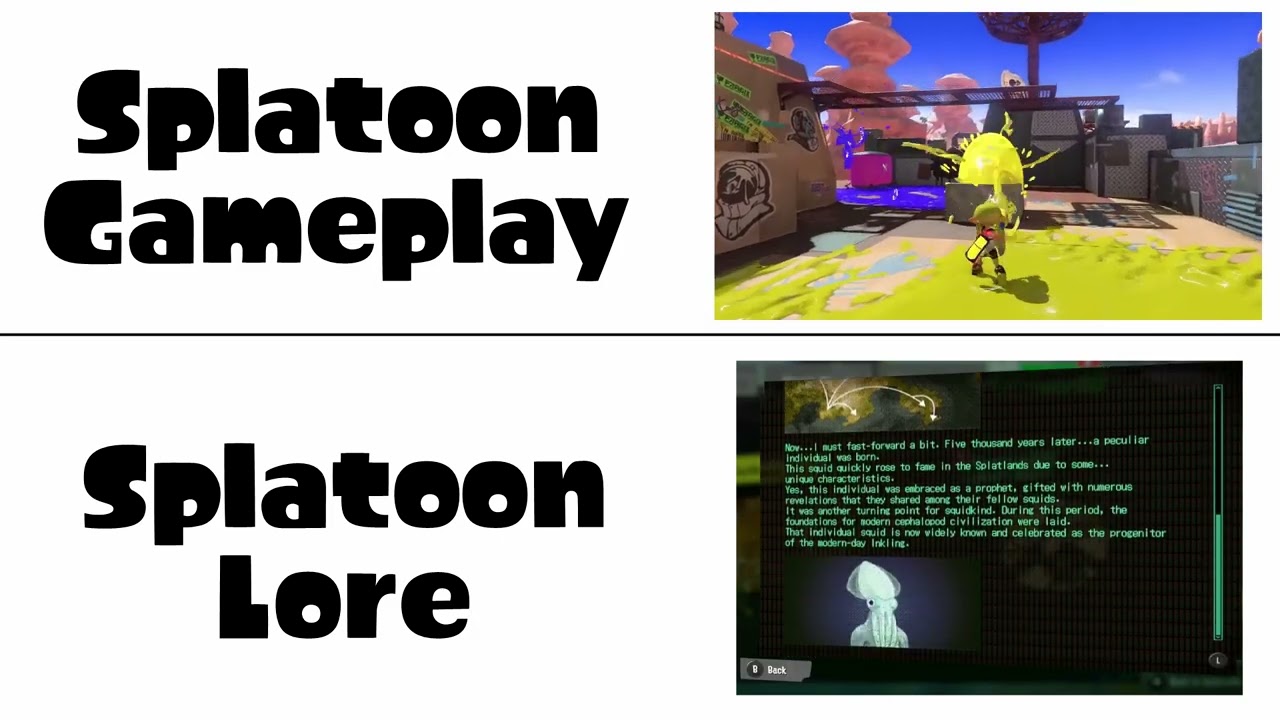 Splatoon Gameplay vs. Splatoon Lore - YouTube
