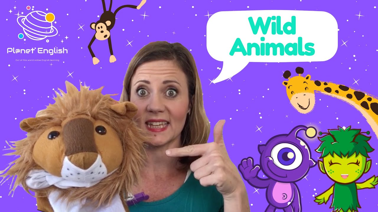 Wild Animals | ESL Vocabulary Games for Kids - YouTube