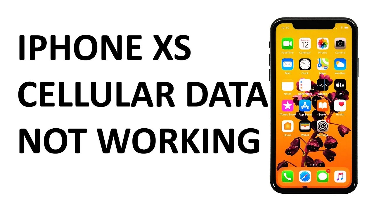 How to fix Apple iPhone XS mobile data that’s not working - YouTube