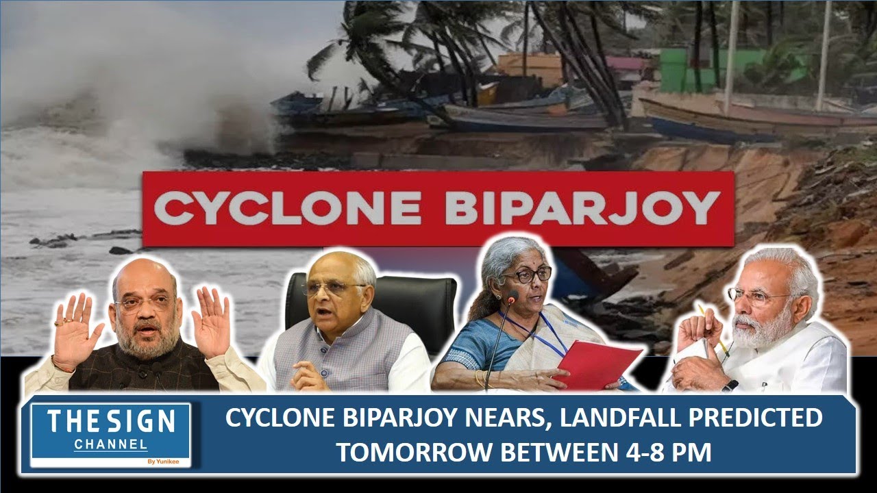 Cyclone Biparjoy nears, landfall predicted tomorrow between 4-8 pm ...