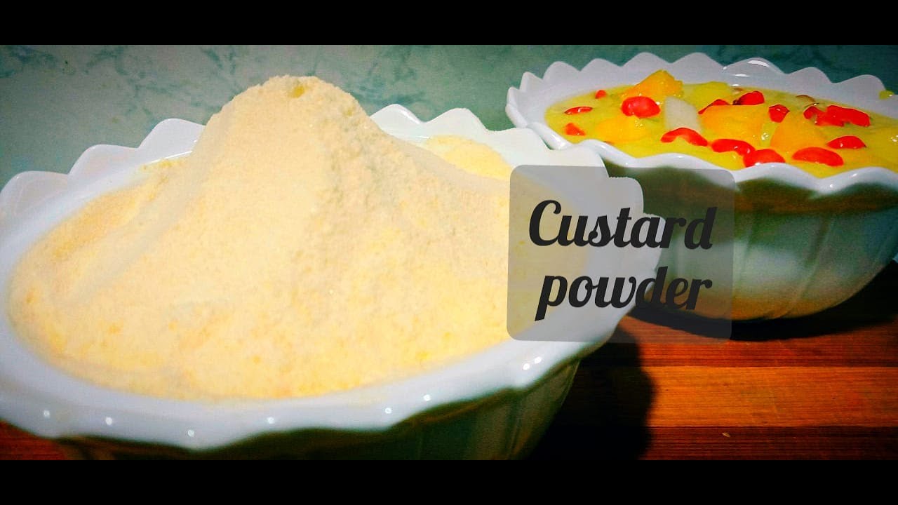 Homemade Custard Powder Recipe | Fruit Custard Recipe|Vanilla Flavoured ...