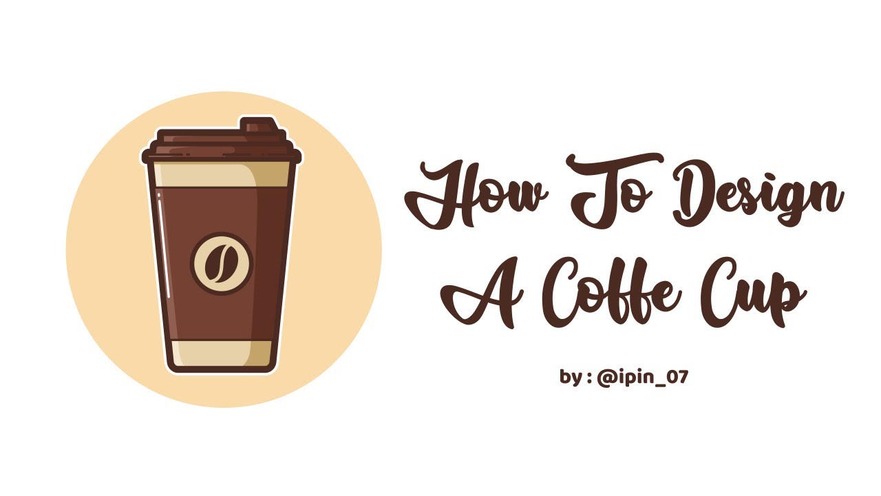 How To Design A Coffee Cup with CorelDraw X8 [real speed process] - YouTube