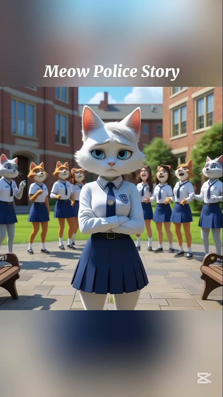 Cat Police Story 🐈🚓🚨 || Meow Meow || #cat #ai #cats #catai #cute # ...