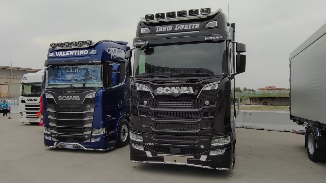 4k 60fps - Scania Truck 770S - Scania Truck 520S - Exterior Design ...