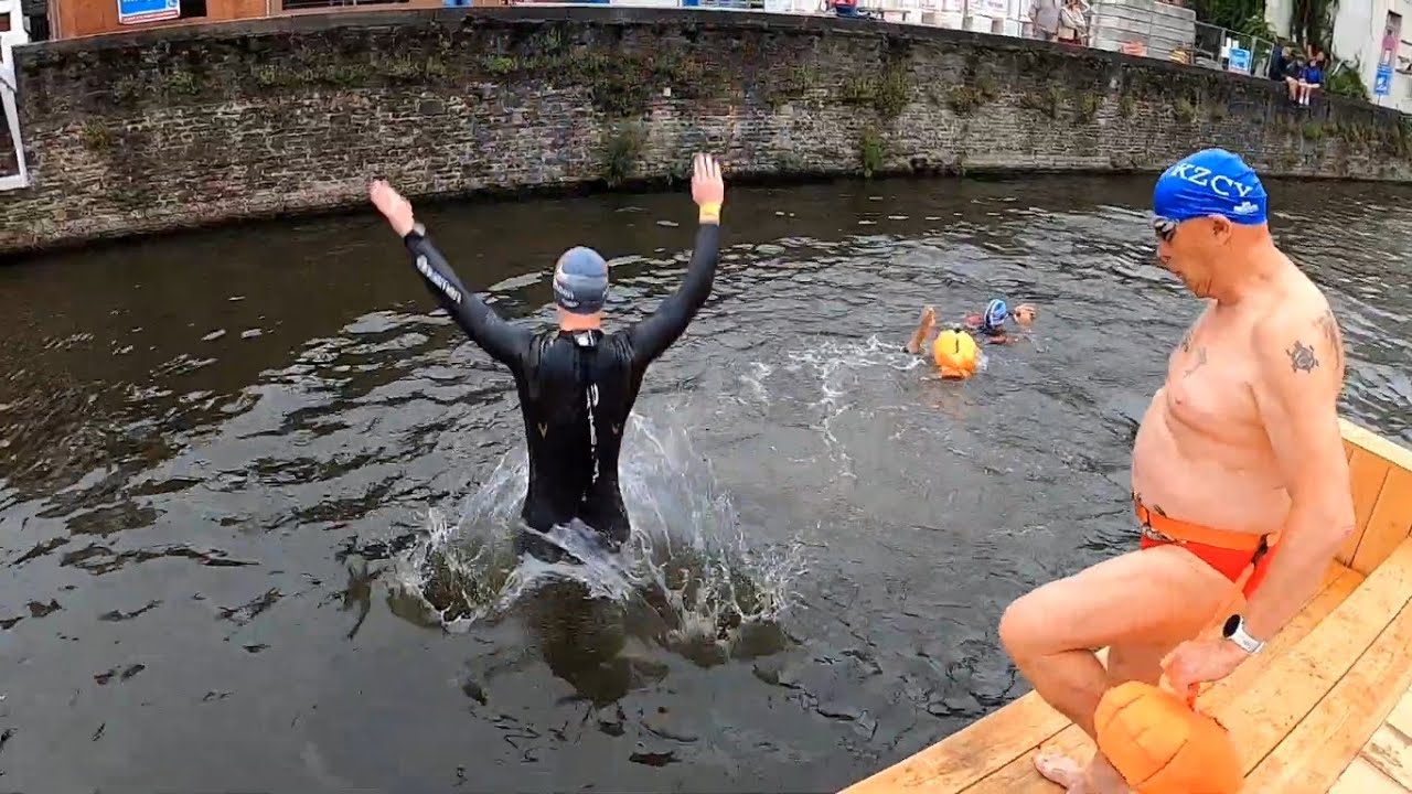 Brugge Urban Swim 2021 - YouTube