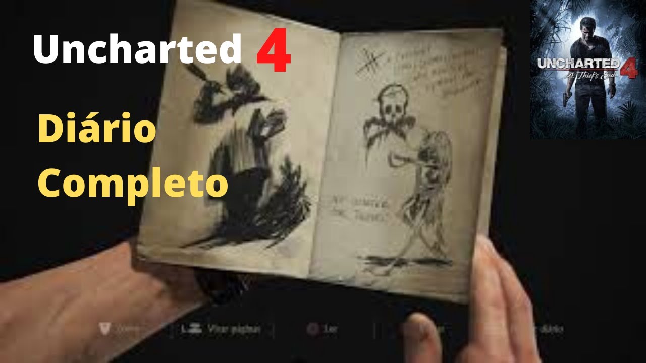 Uncharted 4 - Diário Completo de Nathan Drake / Full Diary - YouTube
