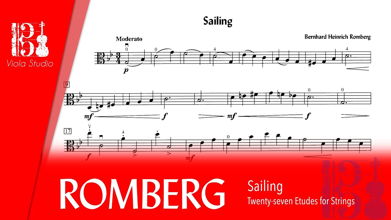 ROMBERG - Sailing | Progressive Tempo Practice - YouTube