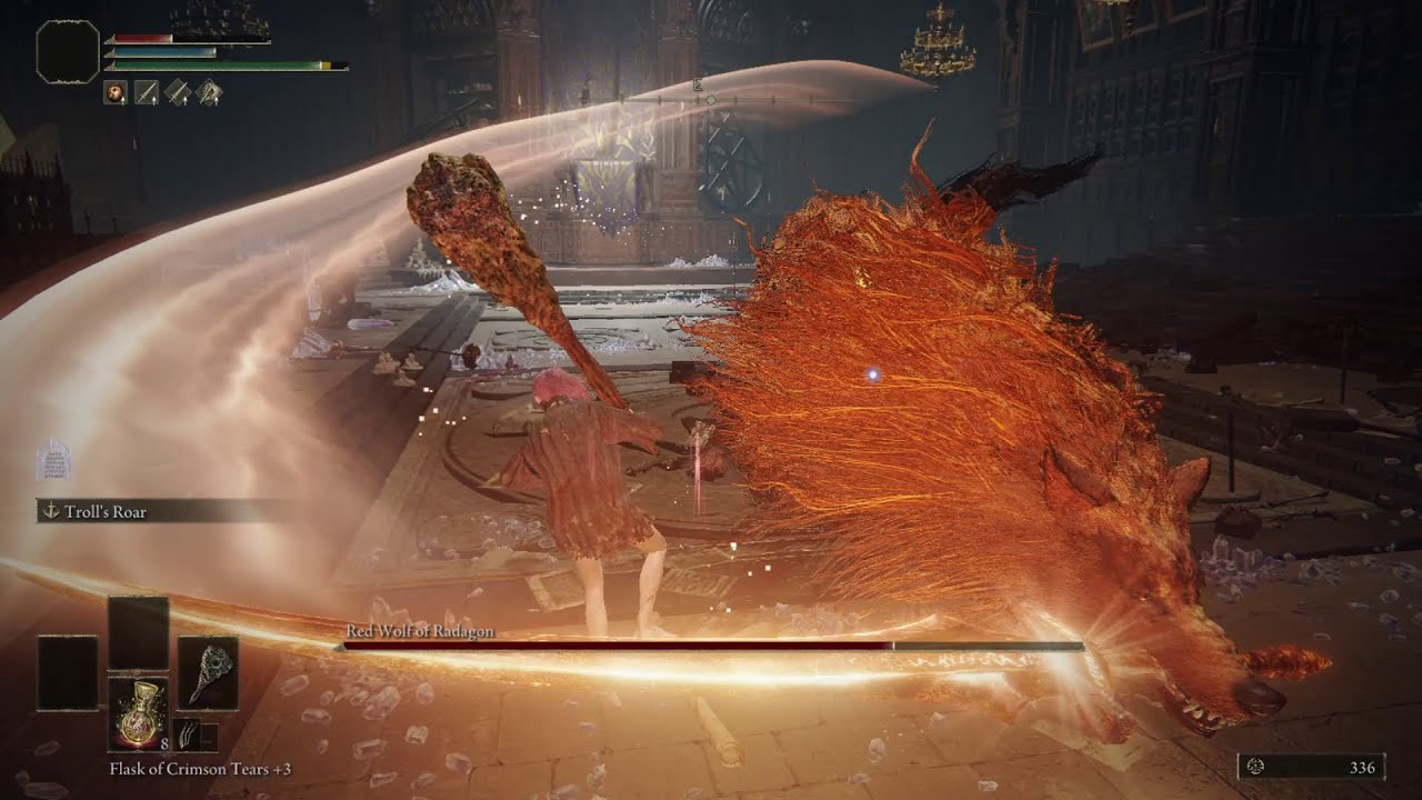 Elden Ring - Red Wolf of Radagon - (Level 1, No Upgrades, Colossal ...