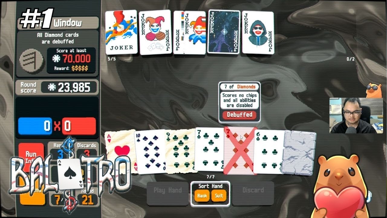 Blue and Red deck wins! | Balatro - YouTube