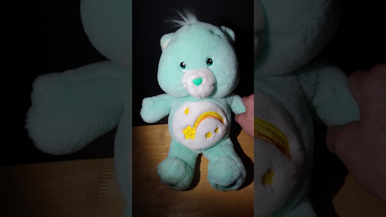 Care Bears Wish Bear 13" Plush Talking Singing Stuffed Animal Video 🌈⭐🧸 ...