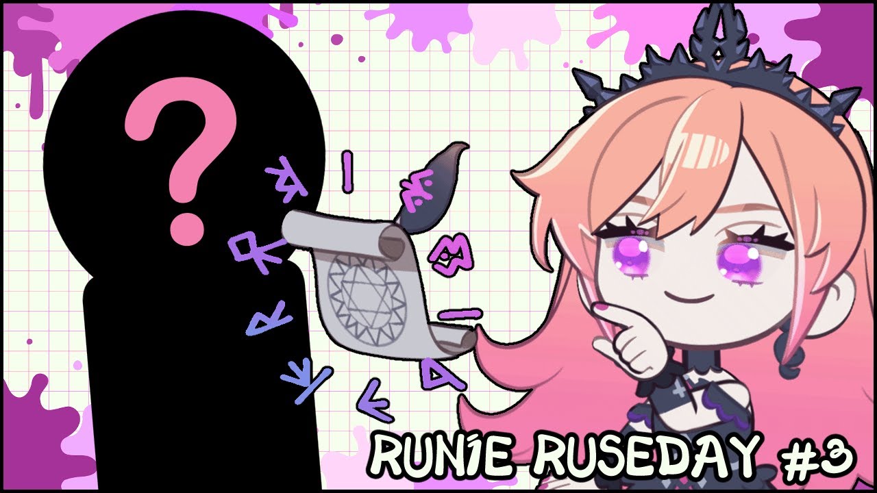 【RUNIE RUSEDAY #3】Drawing the RUNATICS!! I am your Creator ... - YouTube