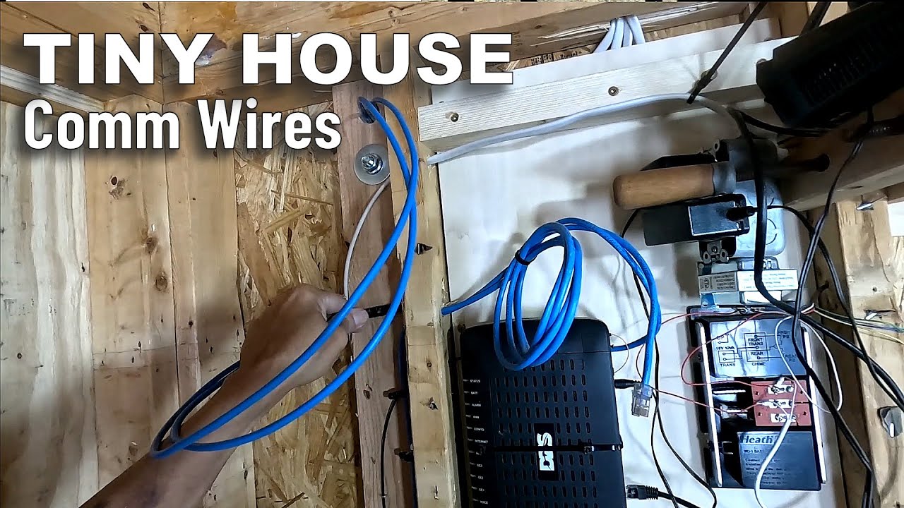 Tiny House Remodel ― Comm Wires to Studio, Final Insulation, and Taping ...