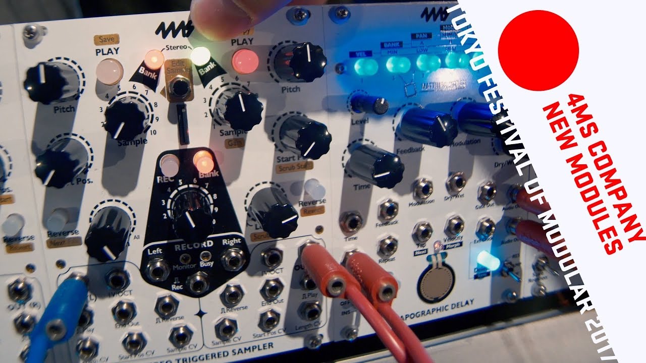 4MS company Modules @Tokyo Festival of Modular 2017 - YouTube