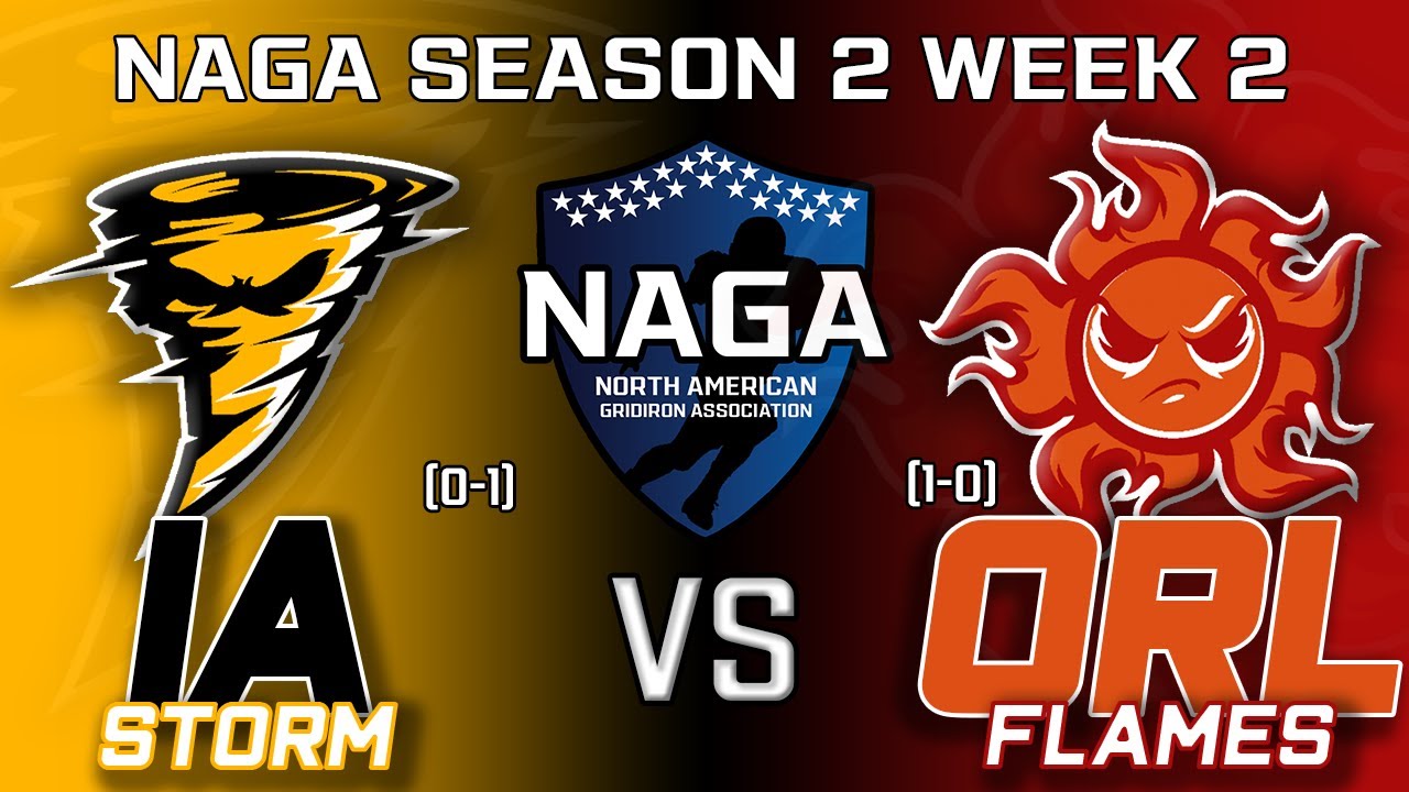 NAGA Season 2 Week 2 Game 4 (Iowa Storm @ Orlando Flames) - YouTube