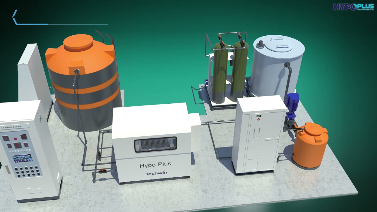 On-site sodium hypochlorite generator (OSHG) - YouTube