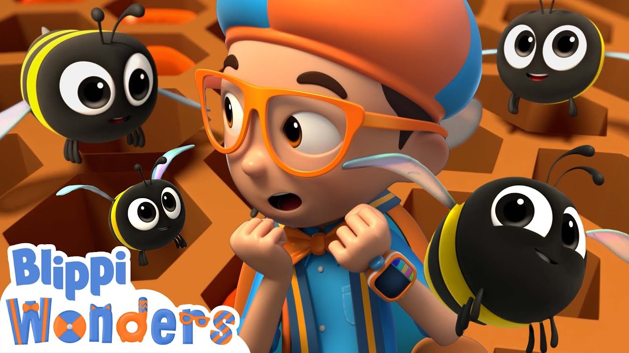 Blippi Wonders - Honey Bees! | Blippi Animated Series | Cartoons For ...