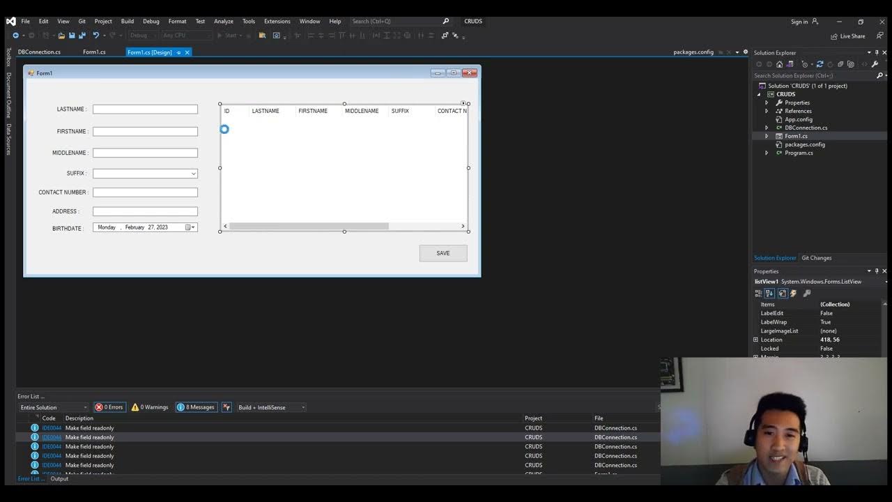 C# Net with MySQL || How To Select Data From MySQL Database to Listview || Tagalog Tutorial ...