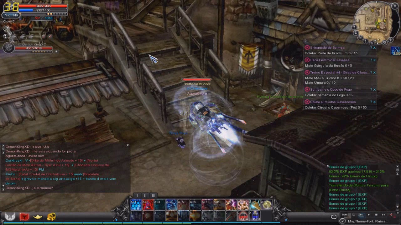 Cabal Online - Gunner do zero #5 - Quest de grau 12x 13x 14x e 15x ...