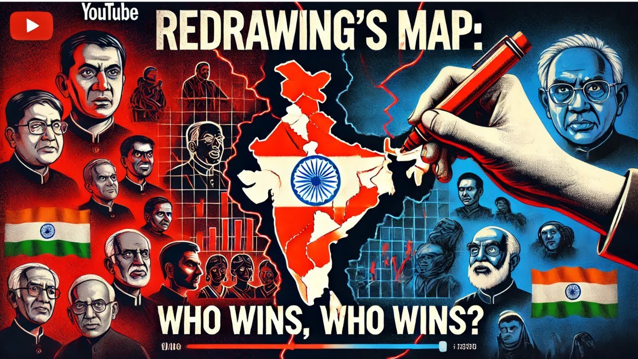 India's Delimitation Debate :🔥 Redrawing India’s Map: Who Wins, Who ...