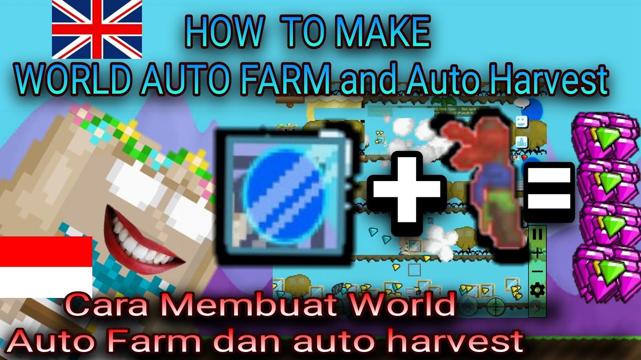 MAKE Auto farms & auto harvest Cara membuat auto farm dan auto harvest ...