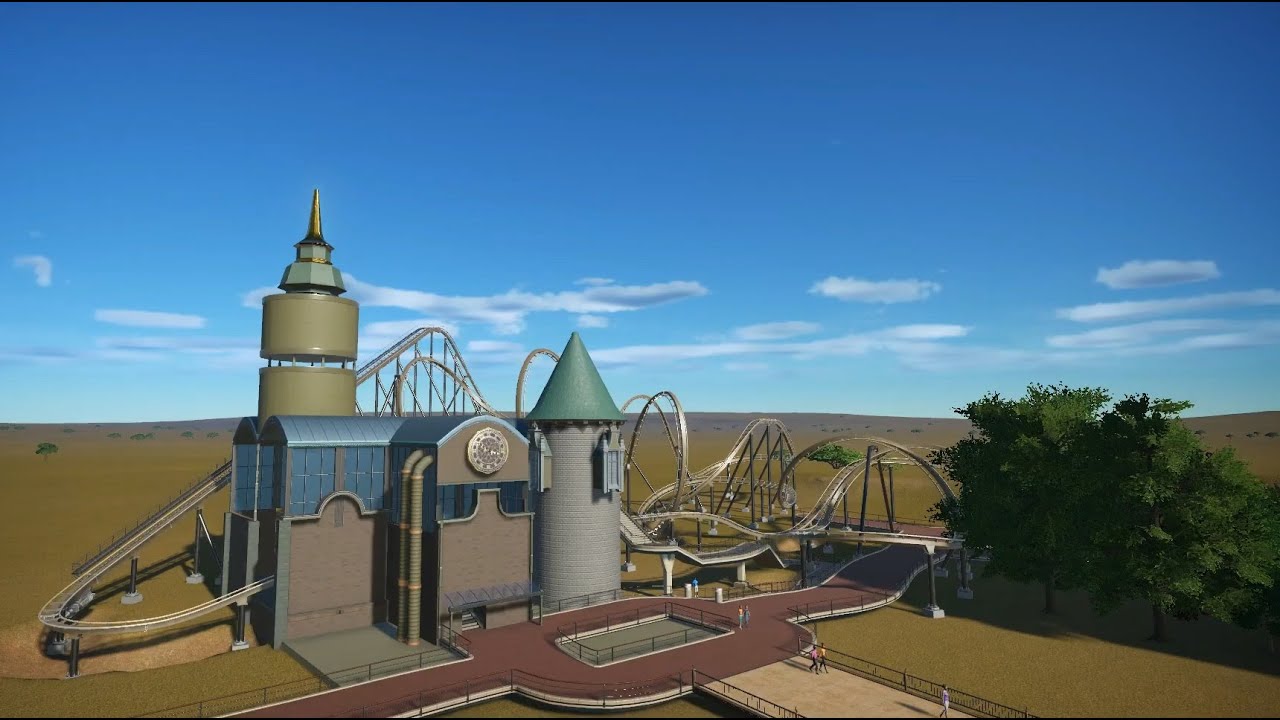 Planet Coaster - Fantastic Worlds - Episode 2: B&M Coaster & Steampunk ...
