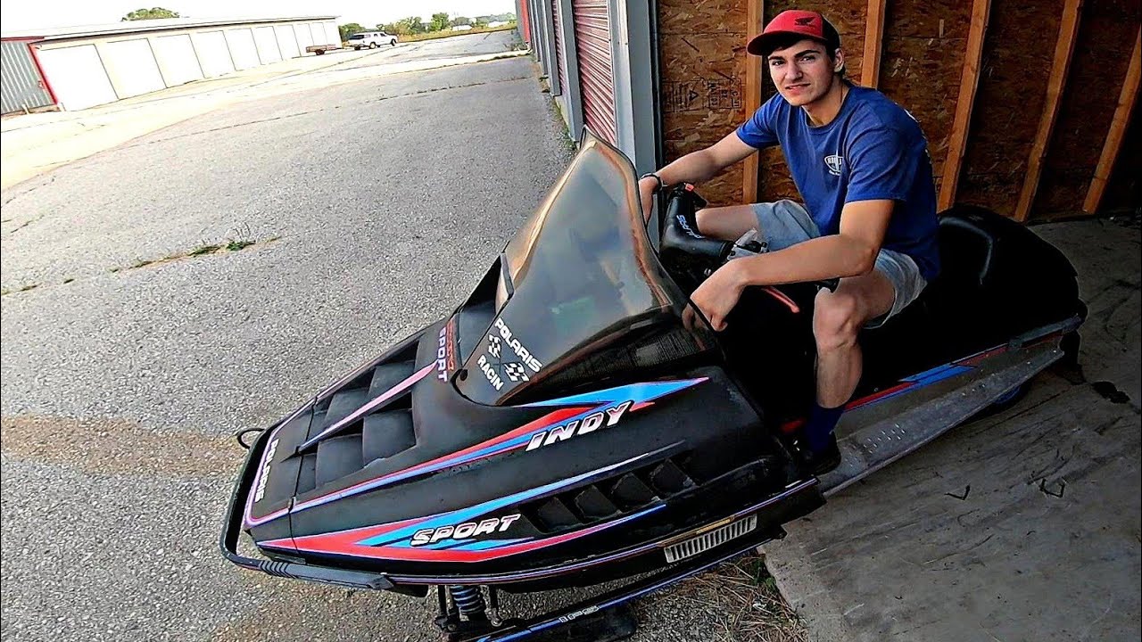 Polaris Indy Sport 440cc - NEW Ice Oval Racing Sled Project (Stock IFS ...