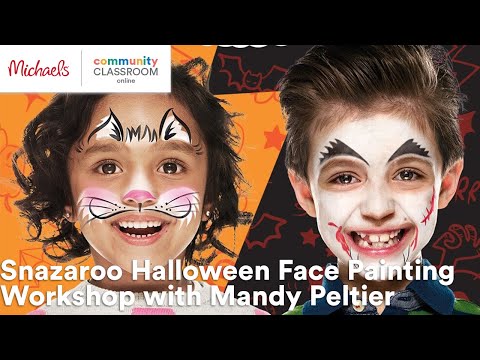 Online Class: Snazaroo Halloween Face Painting Workshop with Mandy Peltier | Michaels