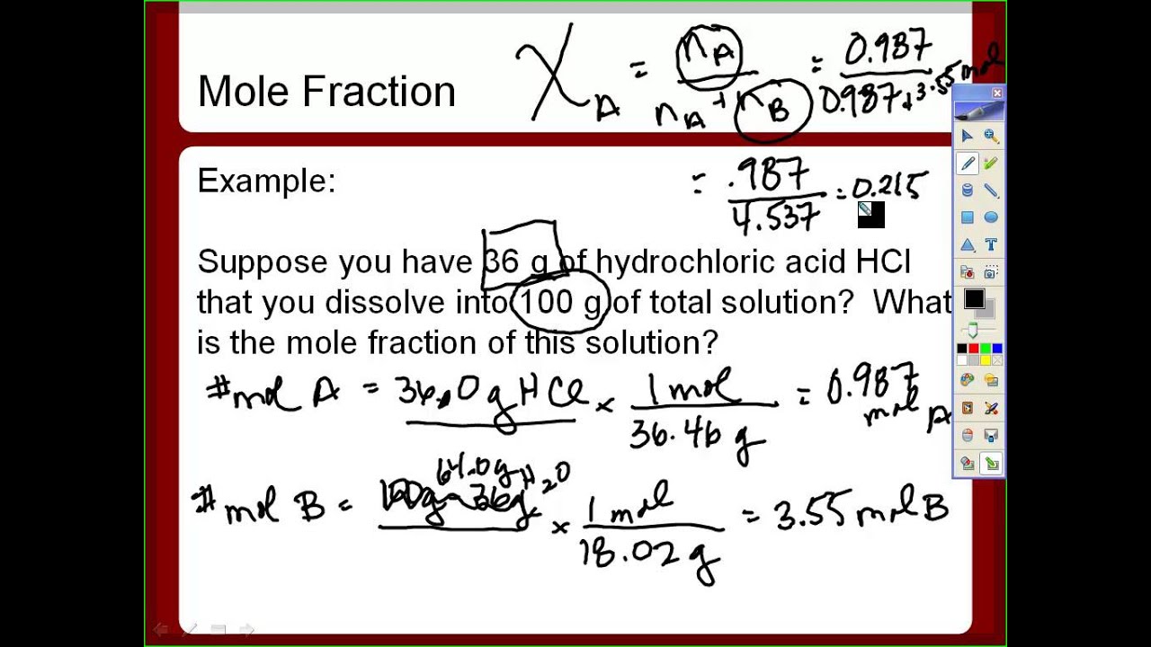 Mole Fraction And PPM YouTube Mole Fraction And PPM YouTube