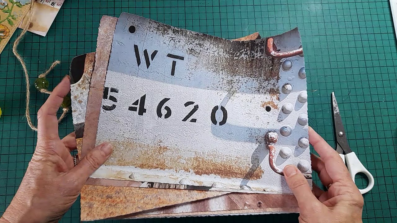 craft with me, envelope journal - YouTube