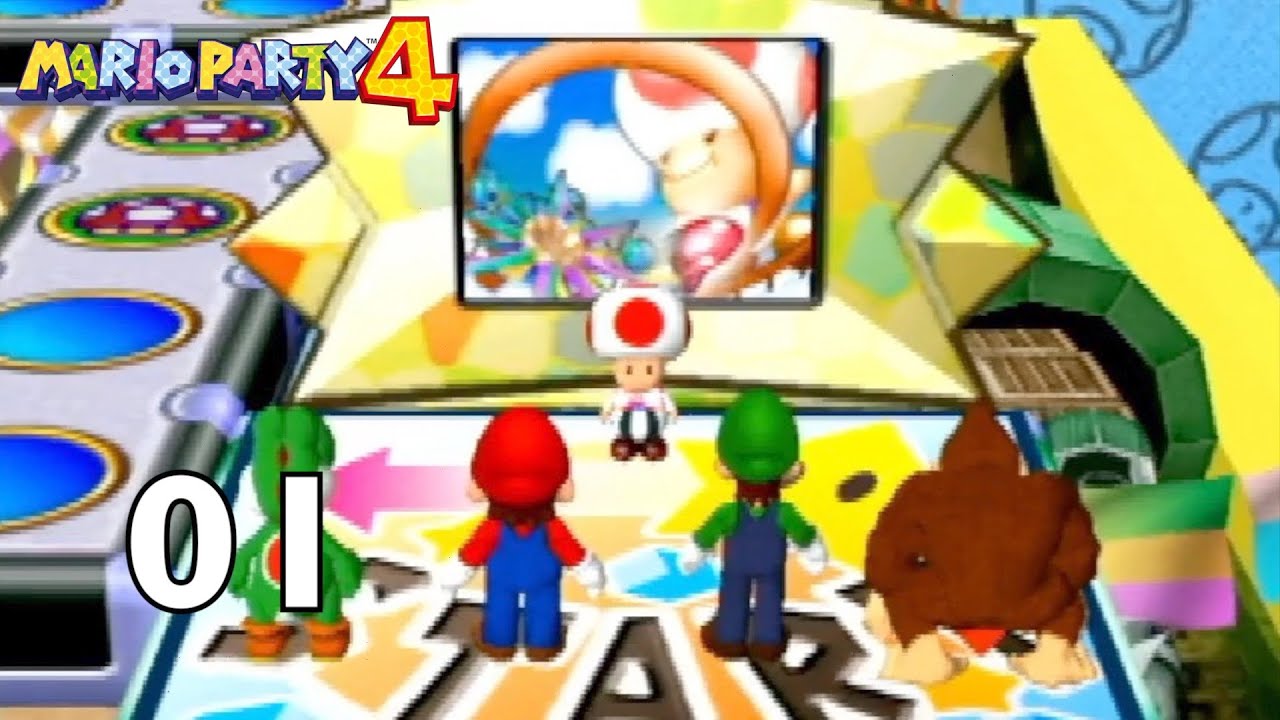 Mario Party 4 ~ Part 1: Walk in the Park (Toad's Midway Madness #1 ...