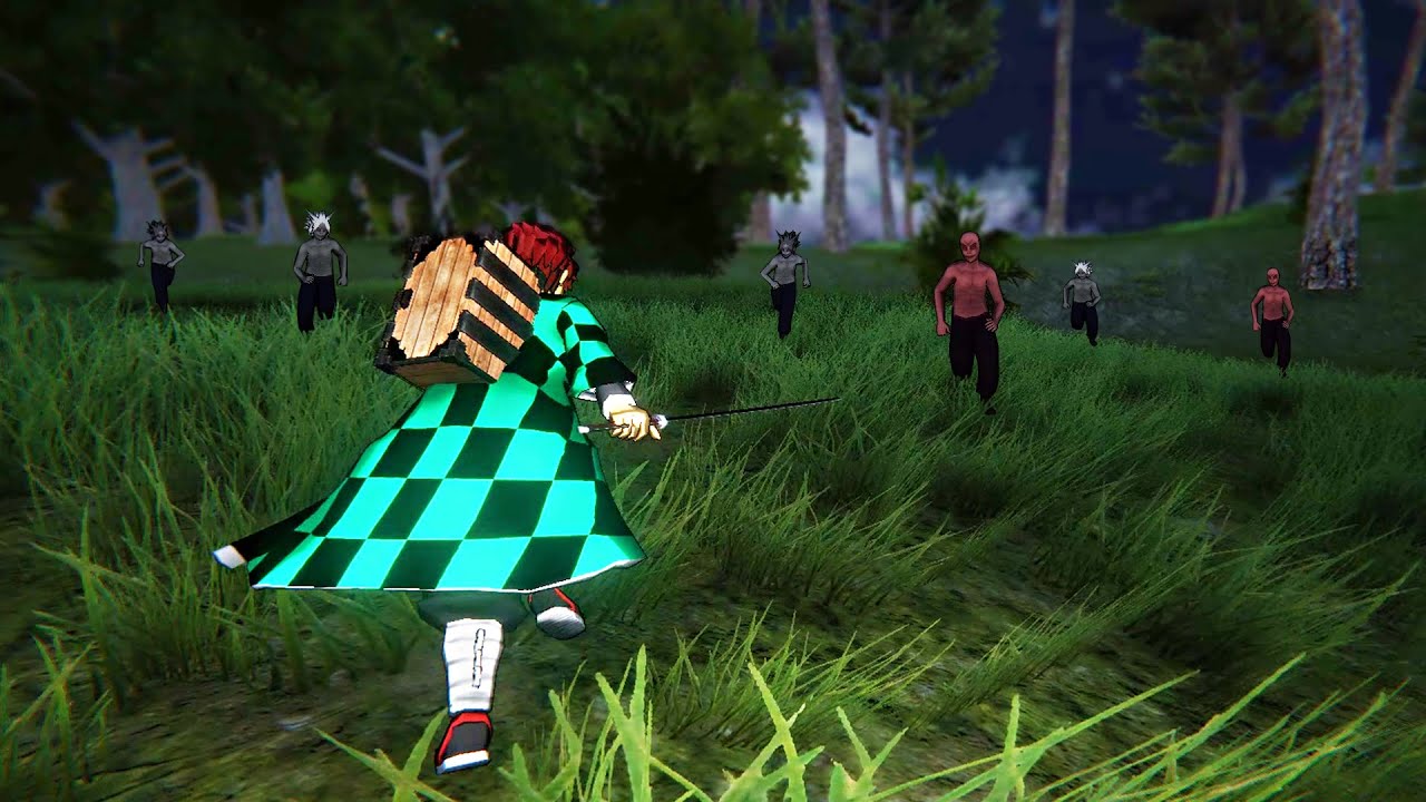 เกมดาบพิฆาตอสูรคือเกมผี : DEMON SLAYER FAN GAME - YouTube