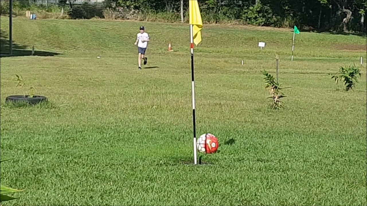 Footgolf @ Mt Gravatt Mini Golf/Footgolf/Human Foosball - YouTube