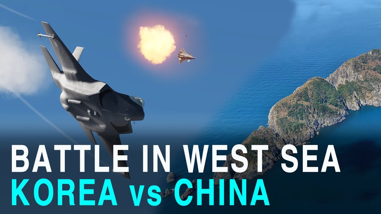 Battle in Korea's West Sea/Korea vs China (World War III video5) - YouTube