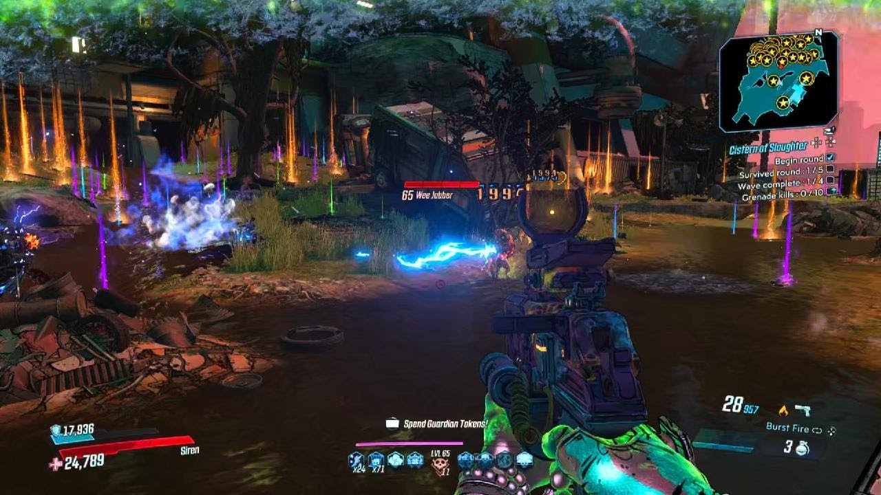 Borderlands® 3 Cistern of Slaughter Amara Siren M11 - YouTube