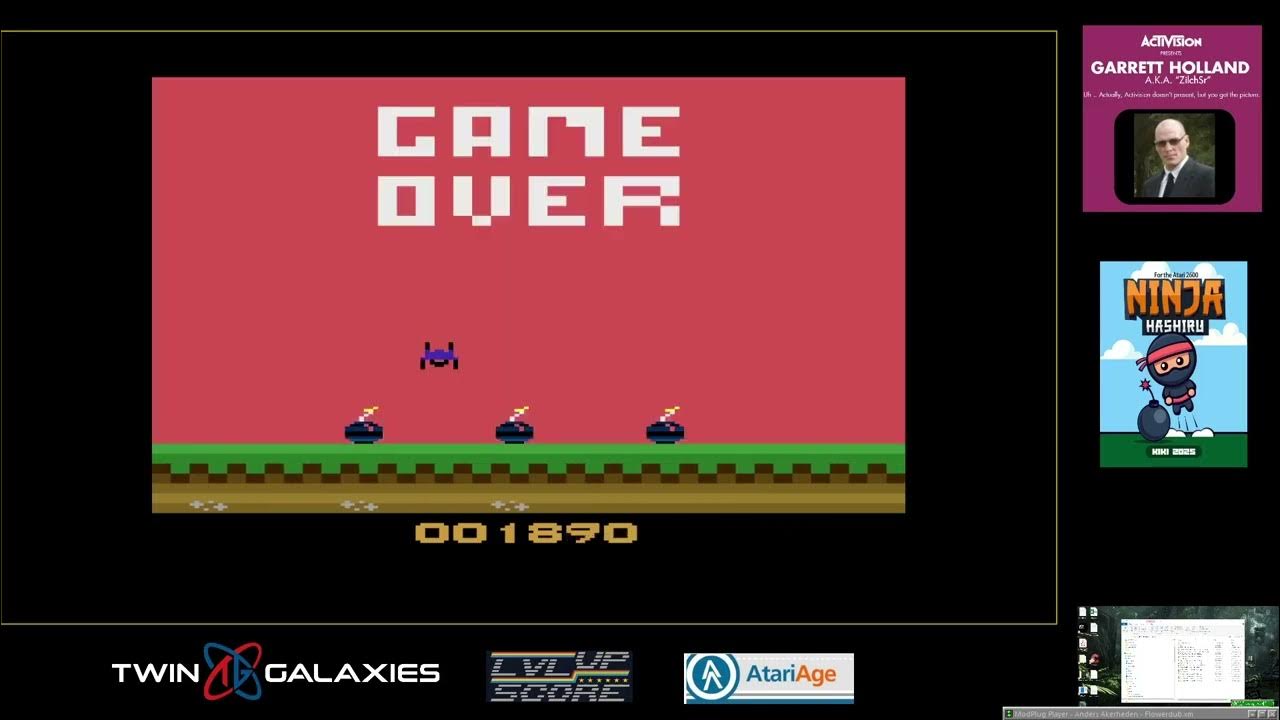 Atari 2600 EMU - Ninja Hashiru - Game X X/X - 3,525 - YouTube