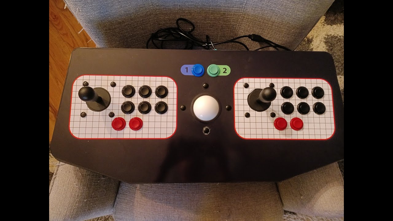 Applying a Nintendo VS System Skin / Overlay to the X-Arcade Tankstick ...