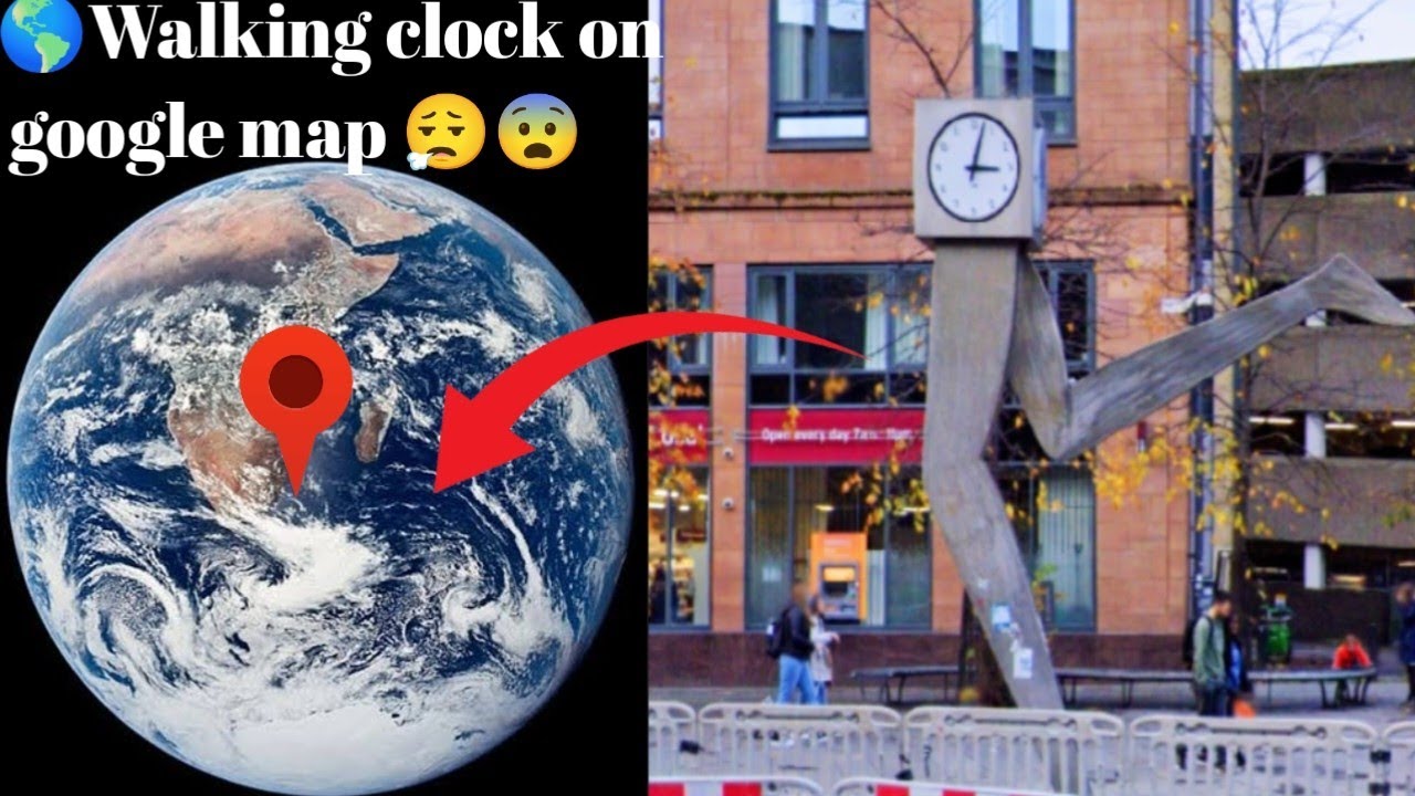 I found Walking clock on google earth and google map🌎#googleearth # ...