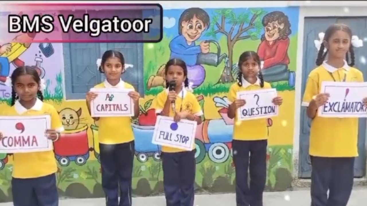 English grammar//Punctuation marks Activity//Brilliant Model School ...