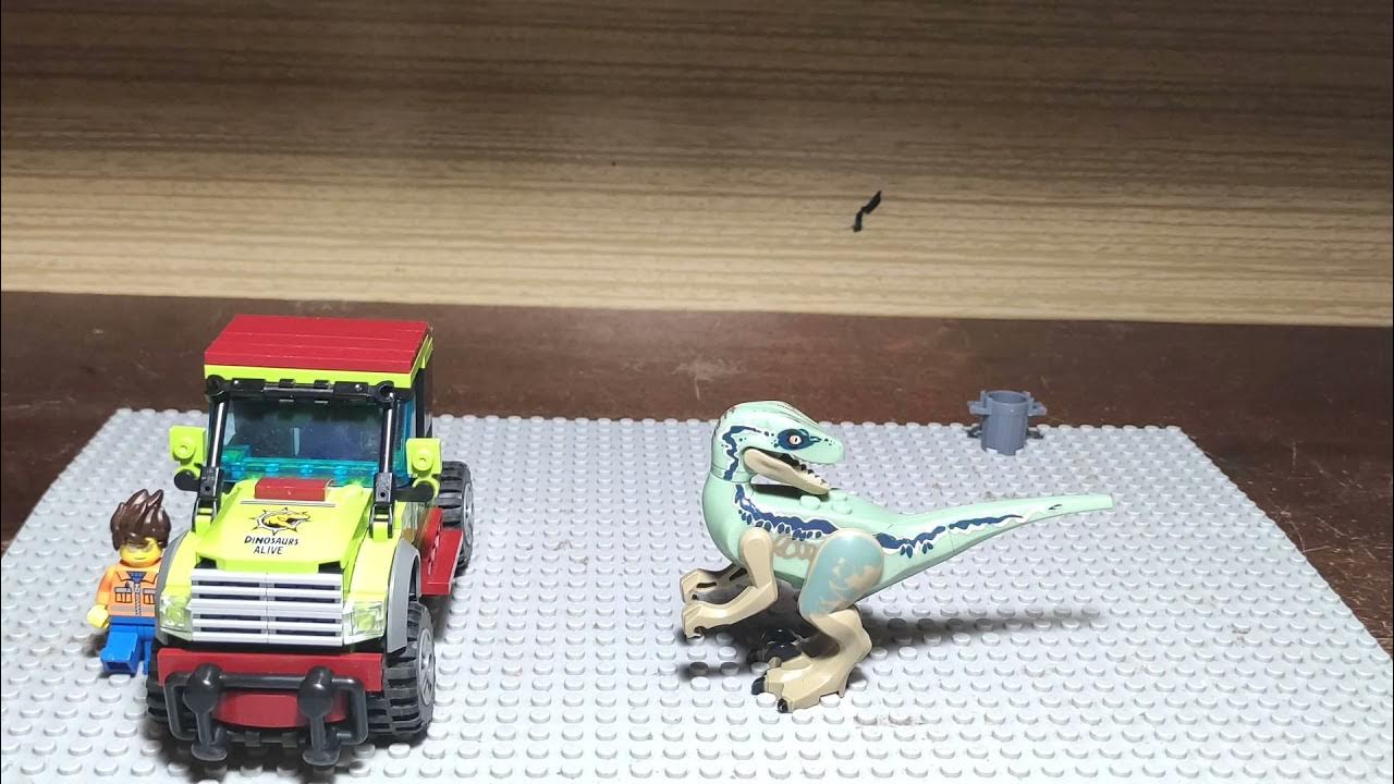 мир юрского периода лего Stop Motion. Индо раптор ахрип. - YouTube